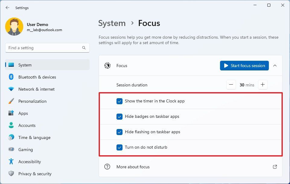 How to use Focus on Windows 11 2022 Update | Windows Central