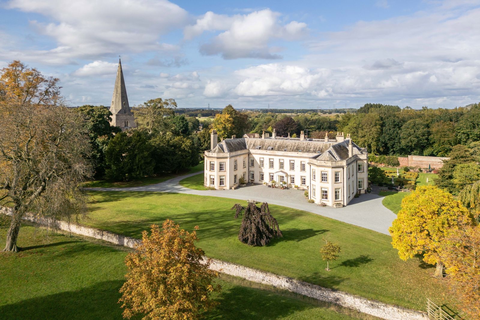 A historic Yorkshire hall, meticulously restored to its former 18th ...