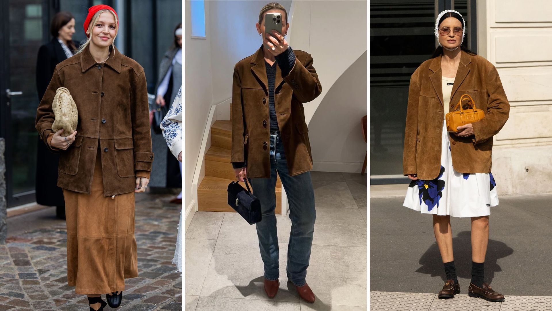 The best brown suede jackets to buy now | Marie Claire UK