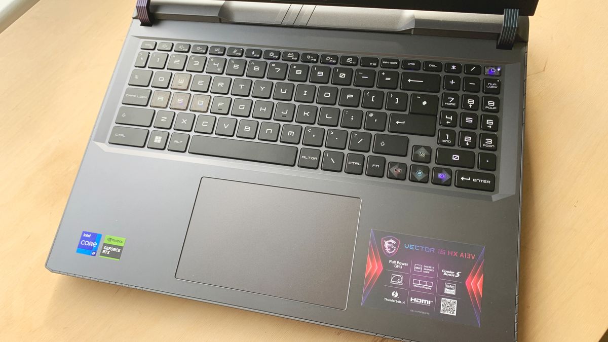 MSI Vector 16 HX review: a powerful gaming laptop with sub-standard ...