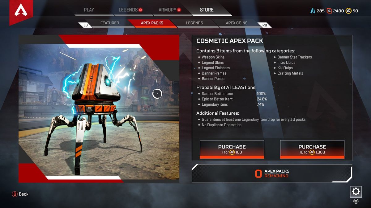 Everything you can do with in-game currency in Apex Legends | Windows ...