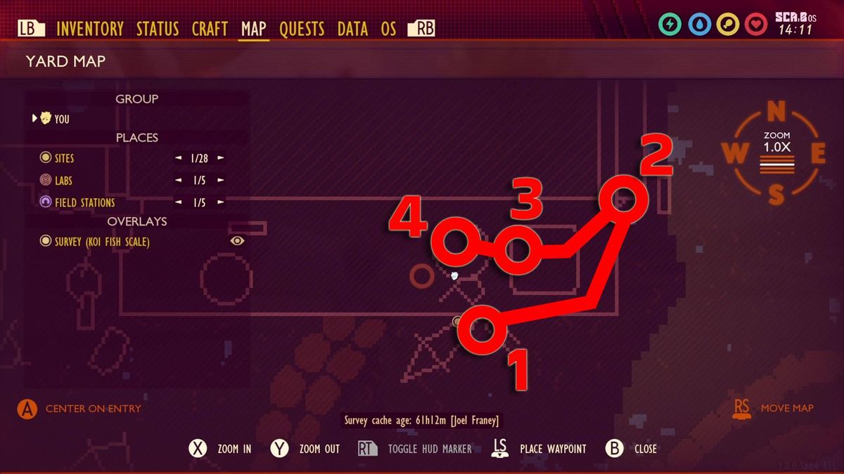 Wendell's SCAB location in Grounded | GamesRadar+