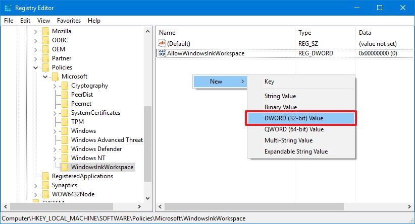 How to disable Windows Ink Workspace on Windows 10 | Windows Central How to disable Windows Ink Workspace on Windows 10 | Windows Central