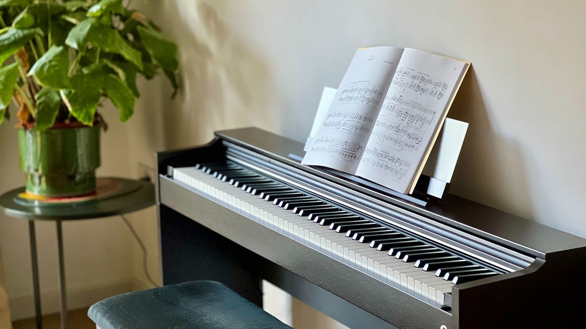 "As digital pianos occupy a lot of horizontal space, contrasting this ...