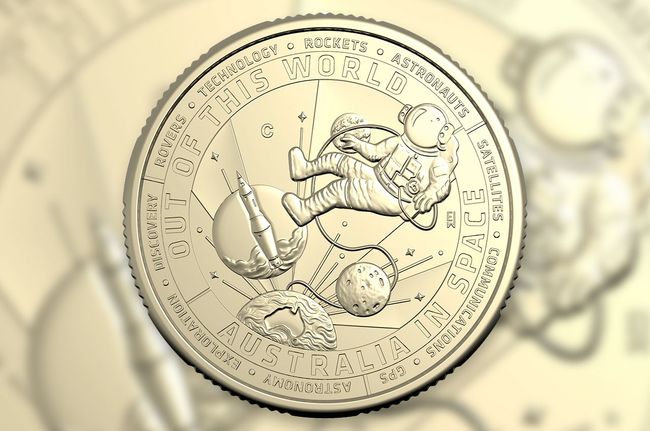 Australia celebrates space history on world's 1st coin minted in 2024 ...