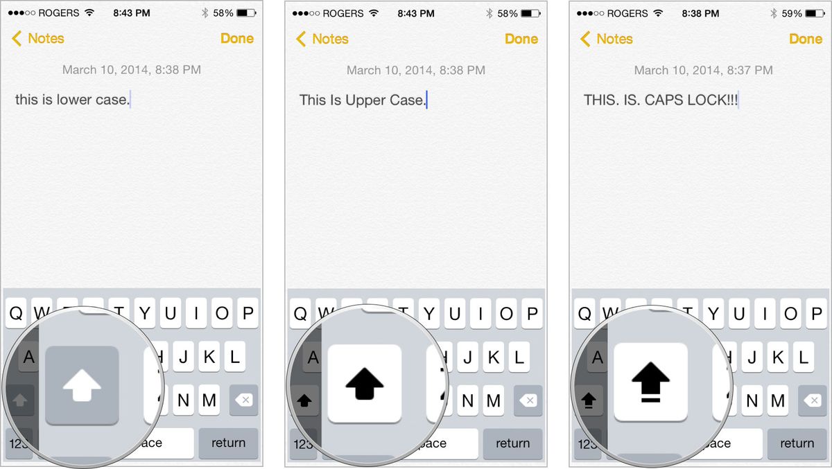 How to tell if the shift key is lower case, Upper Case, or CAPS LOCK in ...