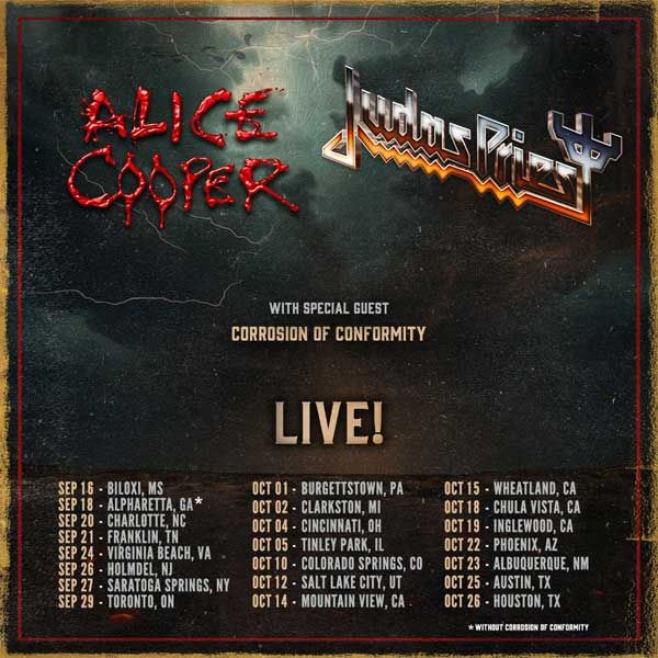 Alice Cooper and Judas Priest announce co-headline tour | Louder