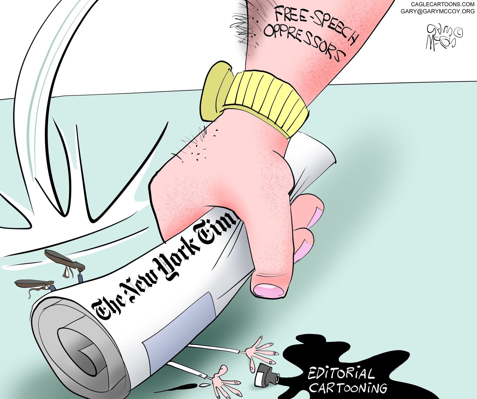 Editorial Cartoon U.S. New York Times Cartoonists Free Speech | The Week