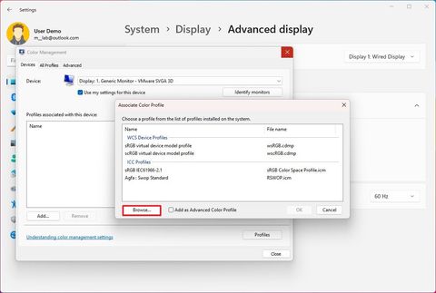 How to get correct color profile for your monitor on Windows 11 ...