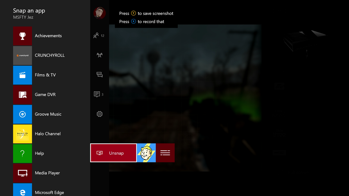 How to snap live TV and other apps using the New Xbox One Experience ...