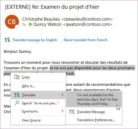 Microsoft Outlook can now turn you into a languages expert with zero ...