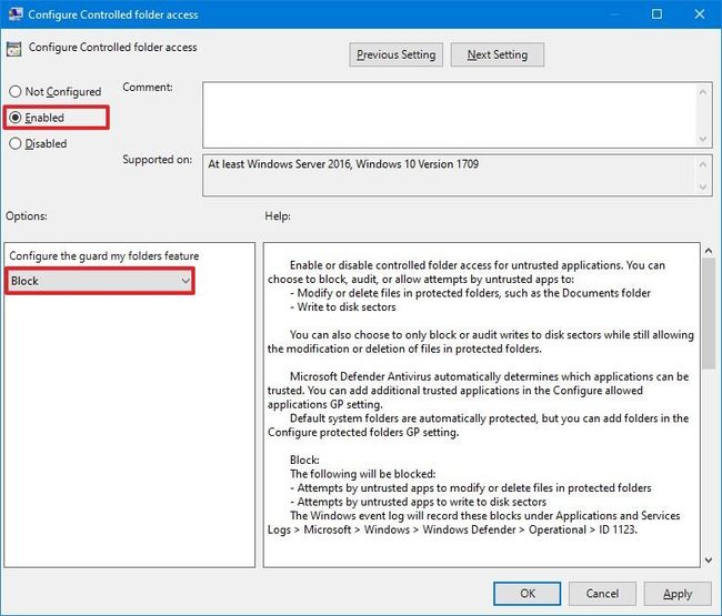 How to enable Controlled folder access to protect data from ransomware ...