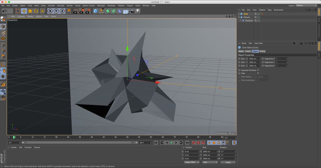 Create a low poly wallpaper in C4D | Creative Bloq