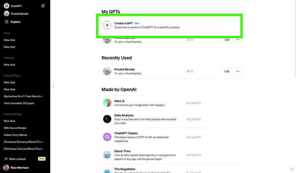 How to create your own chatbot with ChatGPT | Tom's Guide