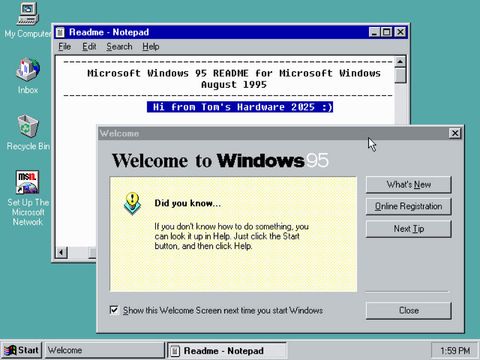Microsoft's Windows 95 release was 30 years ago today, the first time ...