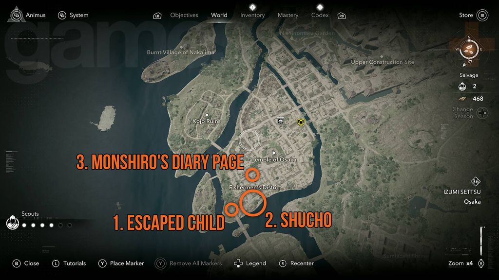 Assassin's Creed Shadows Butterfly Collector walkthrough | GamesRadar+