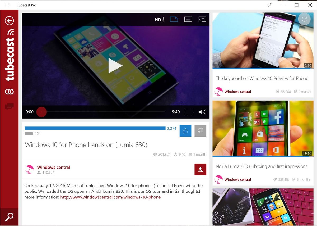 Tubecast for Windows 8.1 lets you do more than just watch Youtube ...