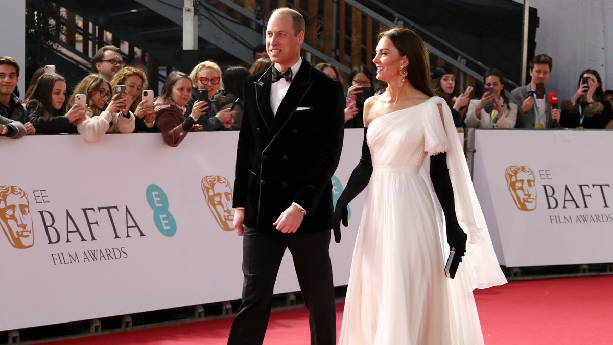 Kate Middleton Playfully Tapped Prince Williams Butt At The Baftas