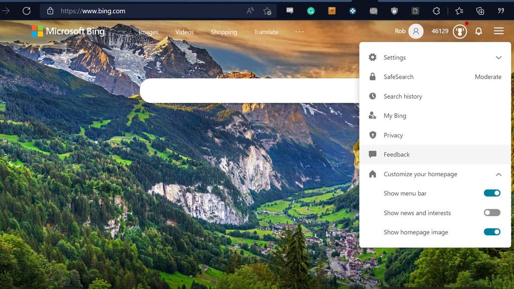 Here's how to submit feedback in Microsoft Bing | Windows Central