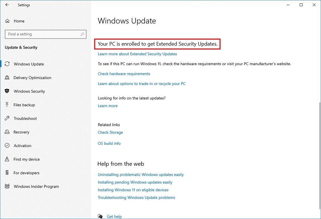 How to use Windows 10 ESU to keep getting updates after October 2025 ...