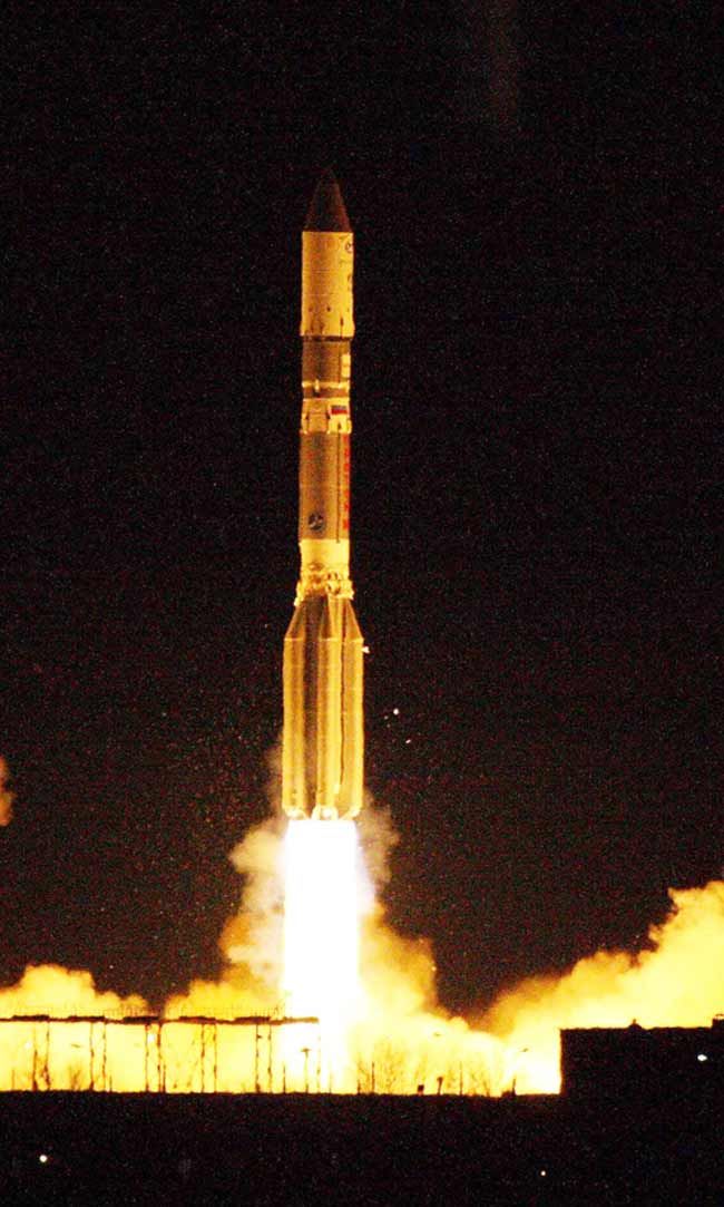 Russian Rocket Launches Communications Satellite | Space