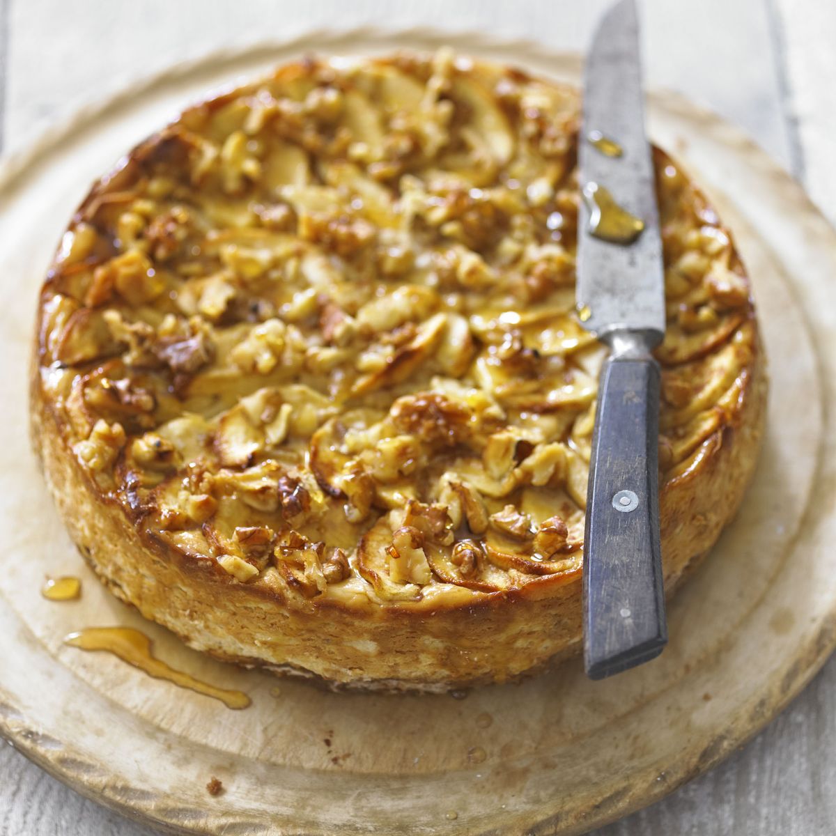 Baked Apple, Cinnamon and Walnut Cheesecake | Dessert Recipes | Woman ...