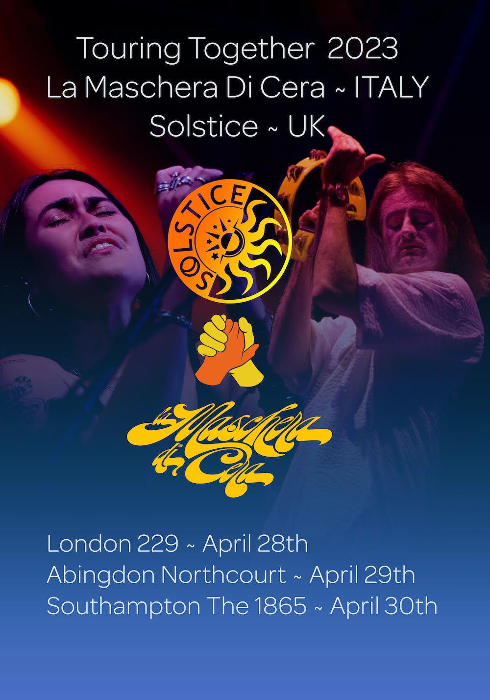 Solstice announce short tour with Italian proggers La Maschera Di Cera ...