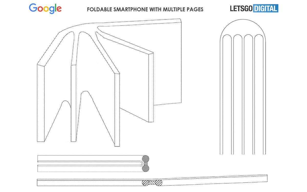 Google Patents Book-Like Foldable Phone with Actual Pages | Tom's Guide