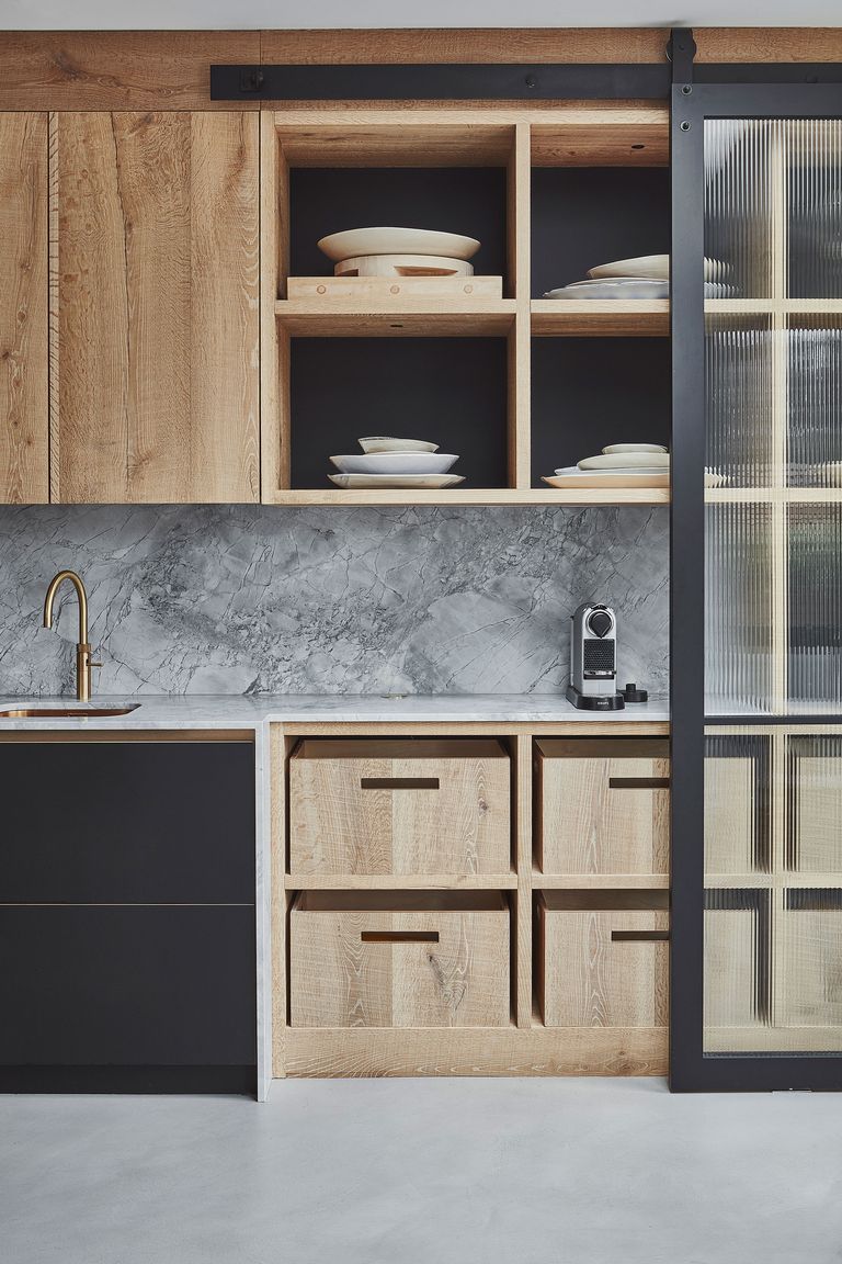 10 Glass Kitchen Cabinet Ideas to Make a Space Feel Bigger | Livingetc