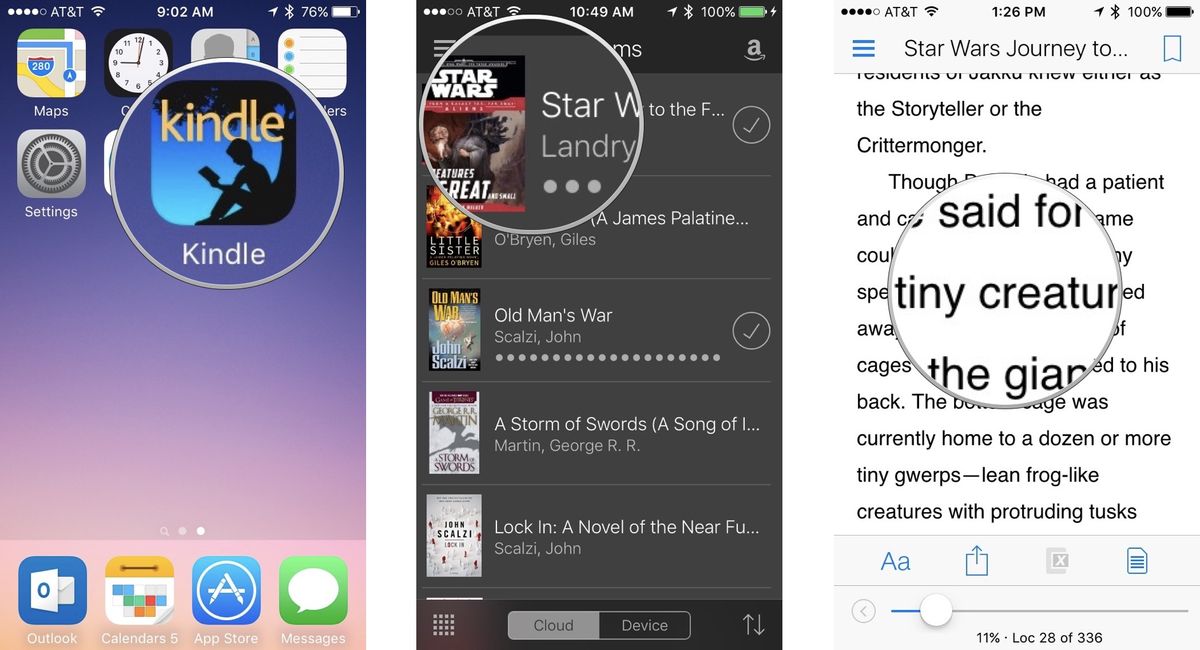 How to customize reading options in Kindle for iPhone and iPad | iMore