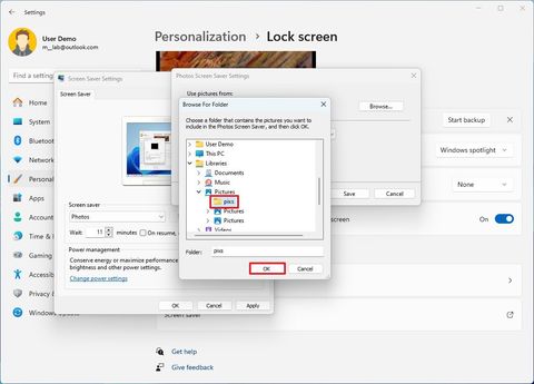 How to create custom screensaver from your favorite images on Windows ...