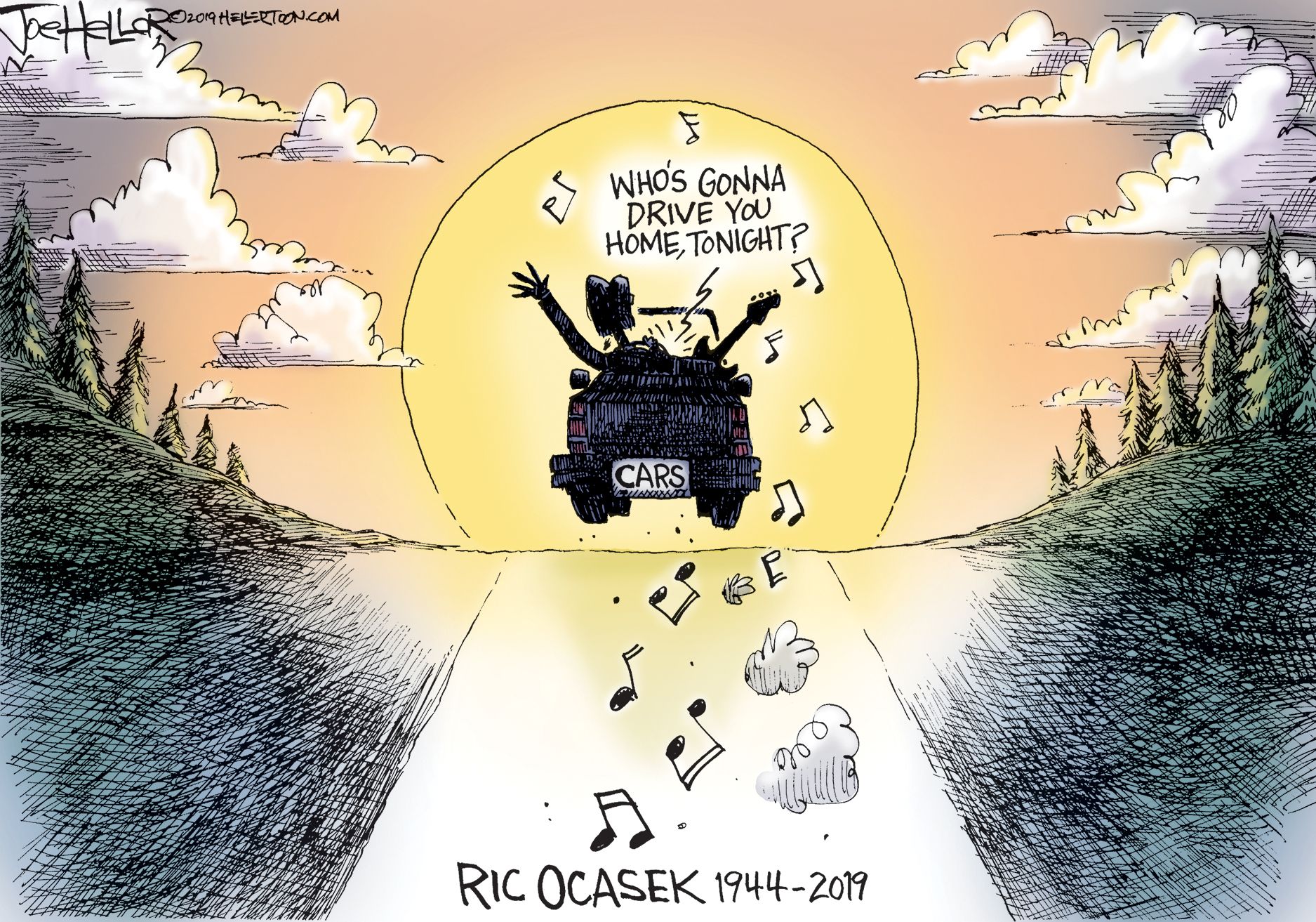 Editorial Cartoon U.S. Ric Ocasek the Cars RIP | The Week