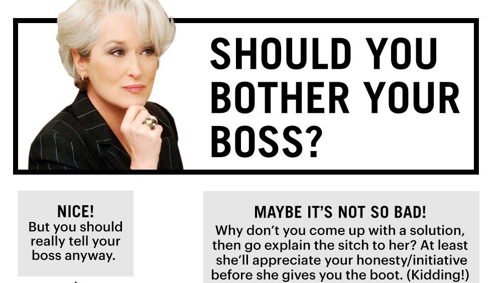 Talk to Boss - When to Talk to Boss | Marie Claire