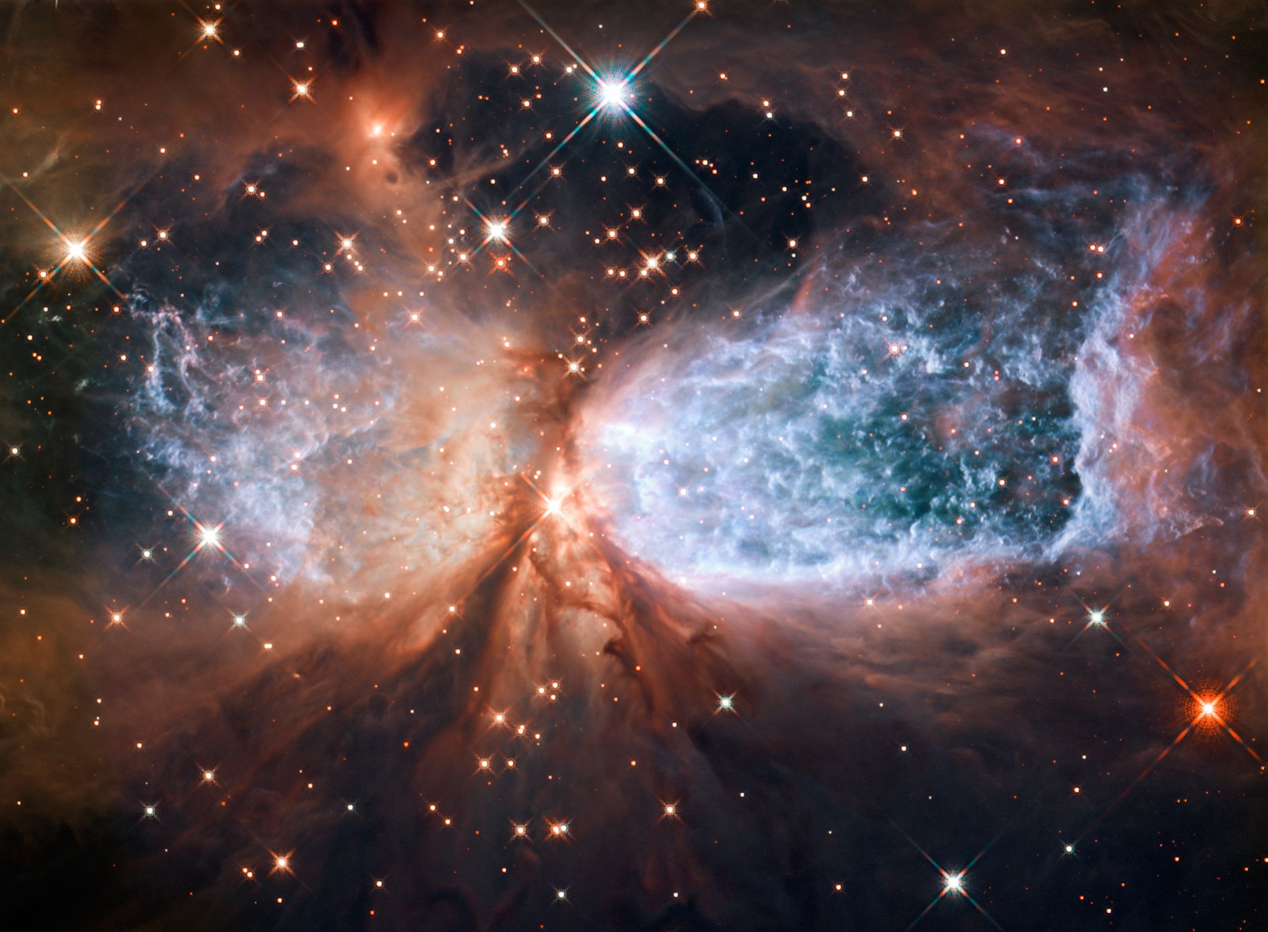 Celestial 'Snow Angel' Dazzles in Hubble Telescope Photo | Space