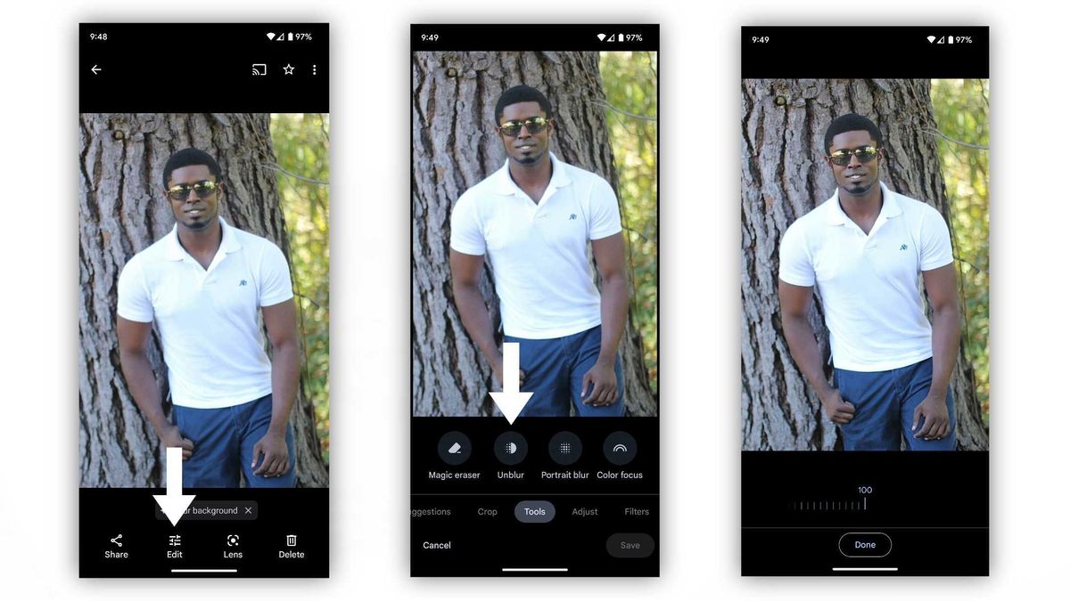 How to use Photo Unblur on the Pixel 7 | Android Central