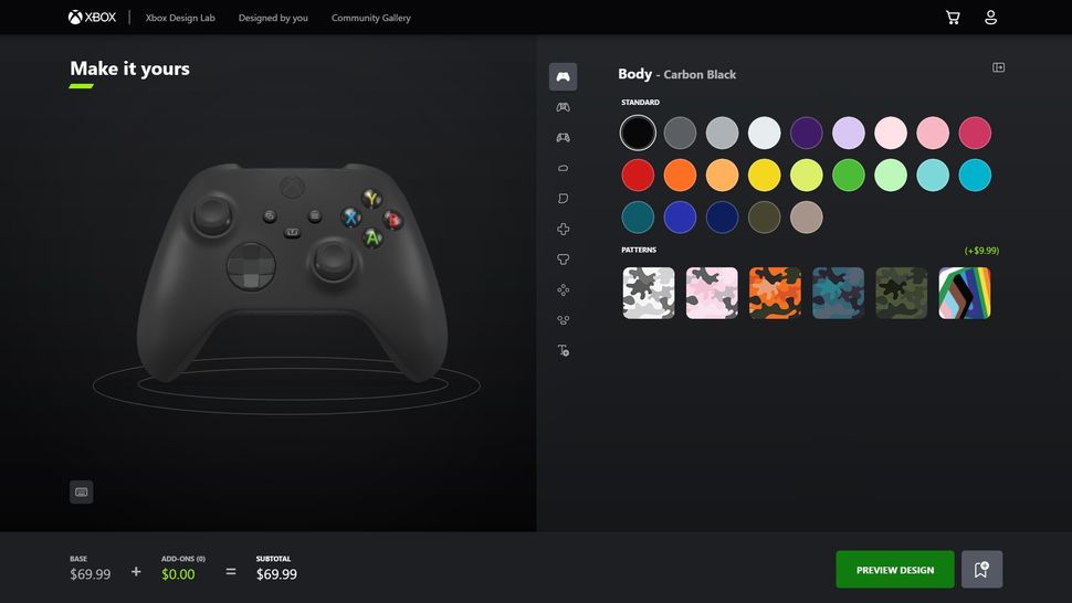 Xbox Design Lab (2022) review: Designing your dream controller has ...