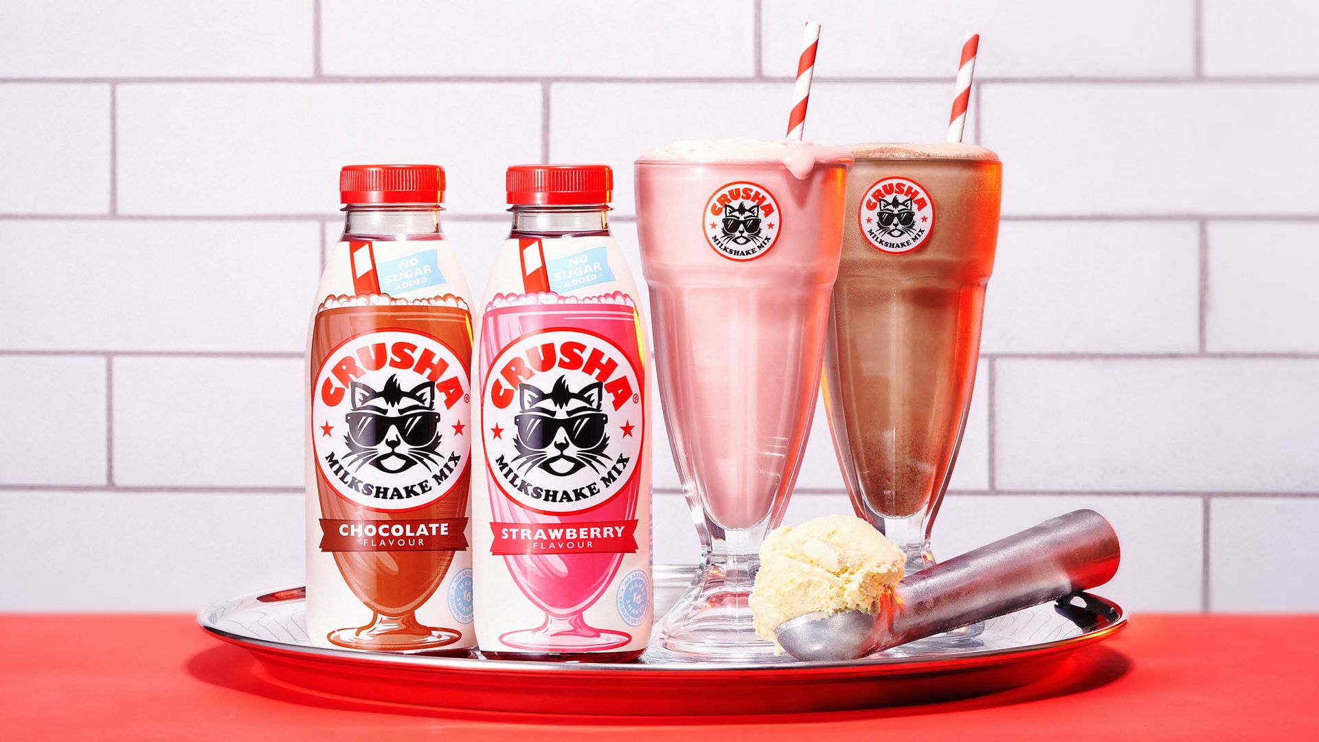 “Joy, to the very last slurp”: This milkshake rebrand bursts with retro ...