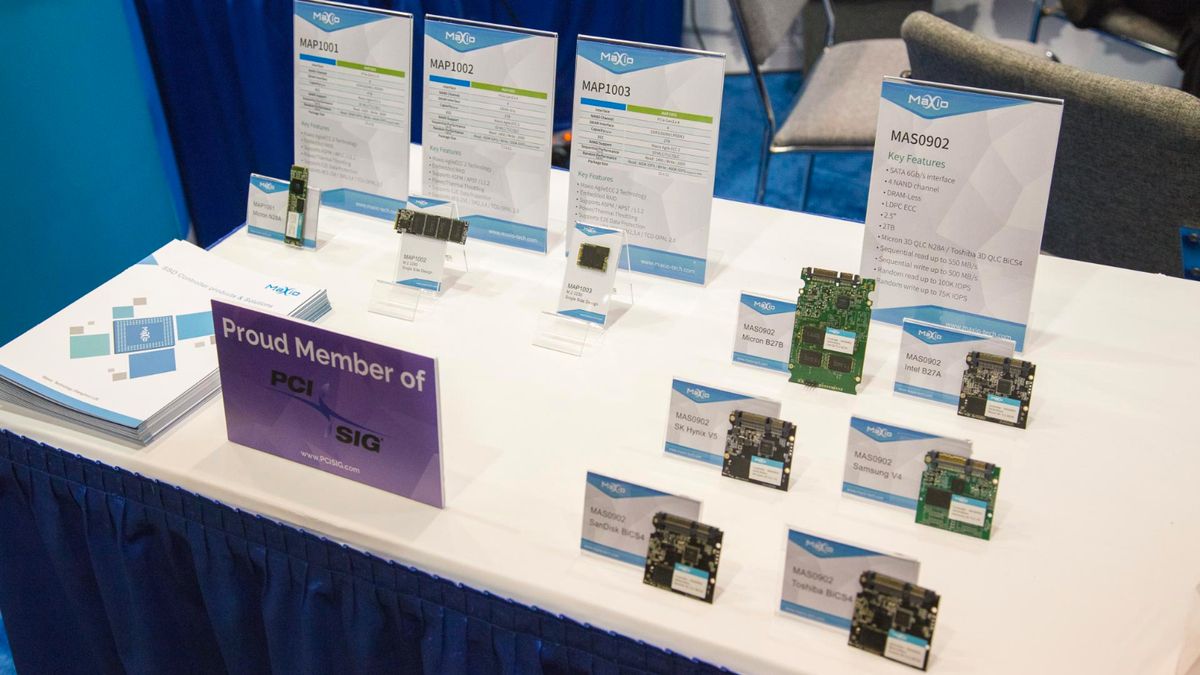 Maxiotek Shows off New NVMe SSD Controllers | Tom's Hardware