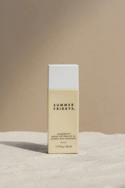Summer Fridays Shadedrops Mineral Milk Sunscreen Review | Marie Claire