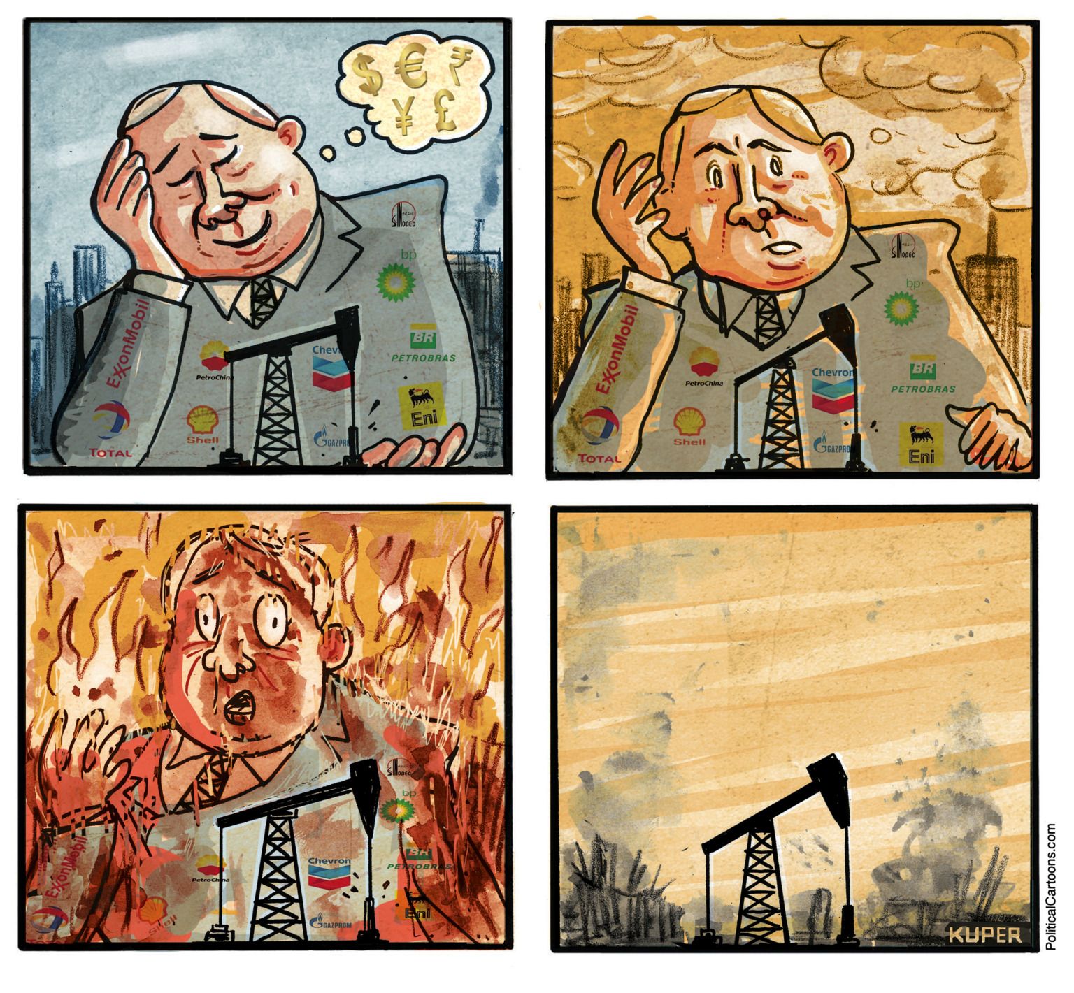 5 fiery cartoons about climate change | The Week