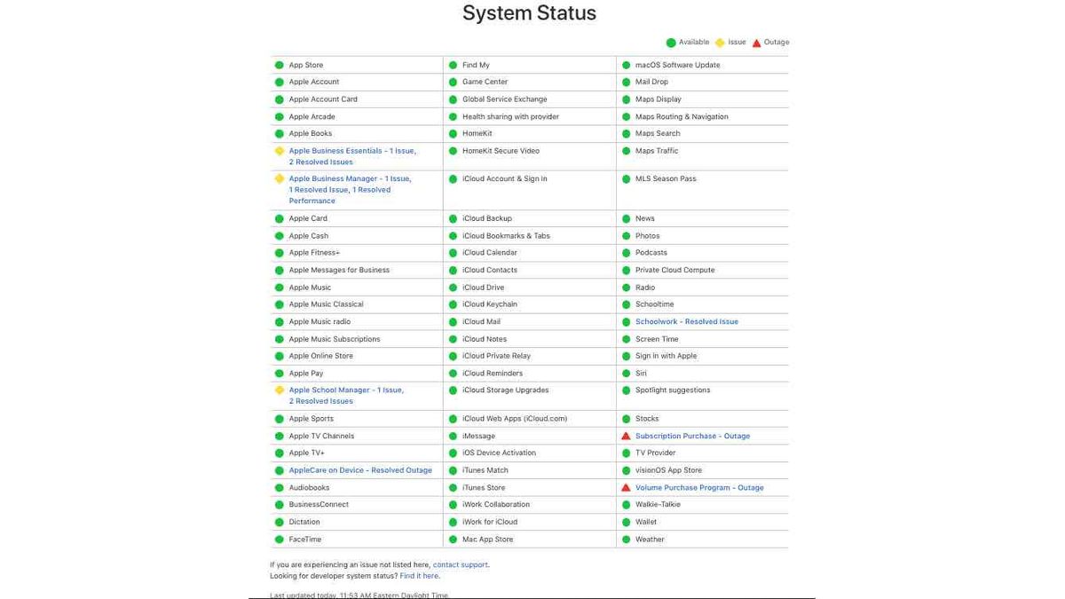 Apple's App Store is back to normal after a brief issue with ...
