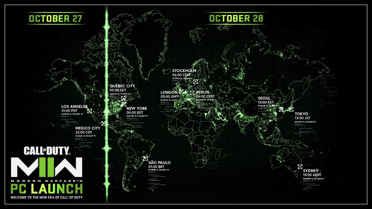 Modern Warfare 2 launch times and release schedule | PC Gamer