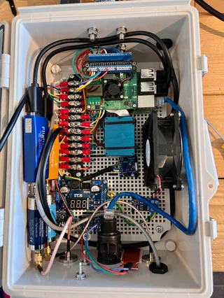 This Raspberry Pi ADS-B plane tracker features a weather station with ...