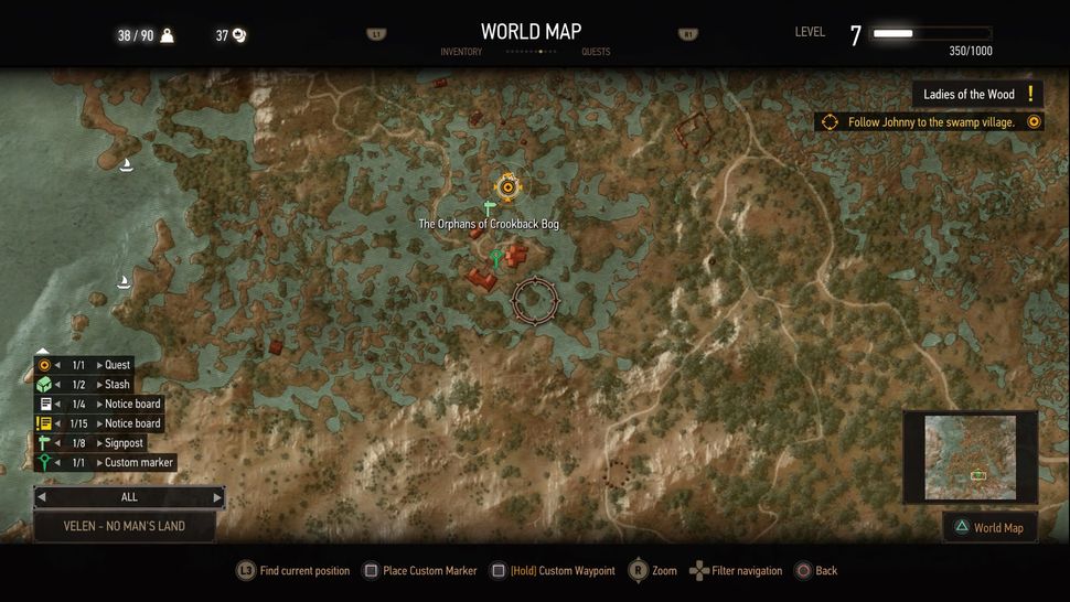 The Witcher 3 Ladies of the Wood quest - how to find the Crones of ...