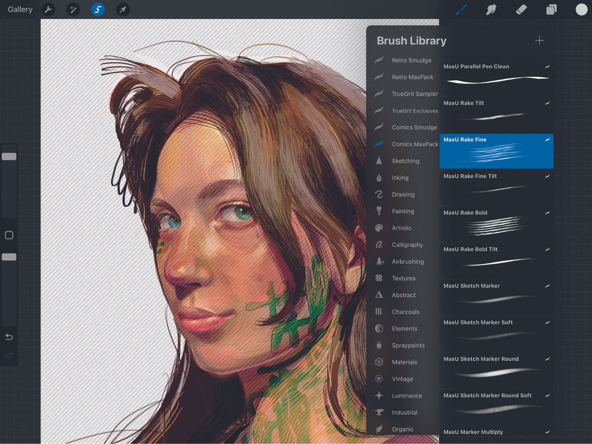 How to paint portraits with urban style in Procreate | Creative Bloq