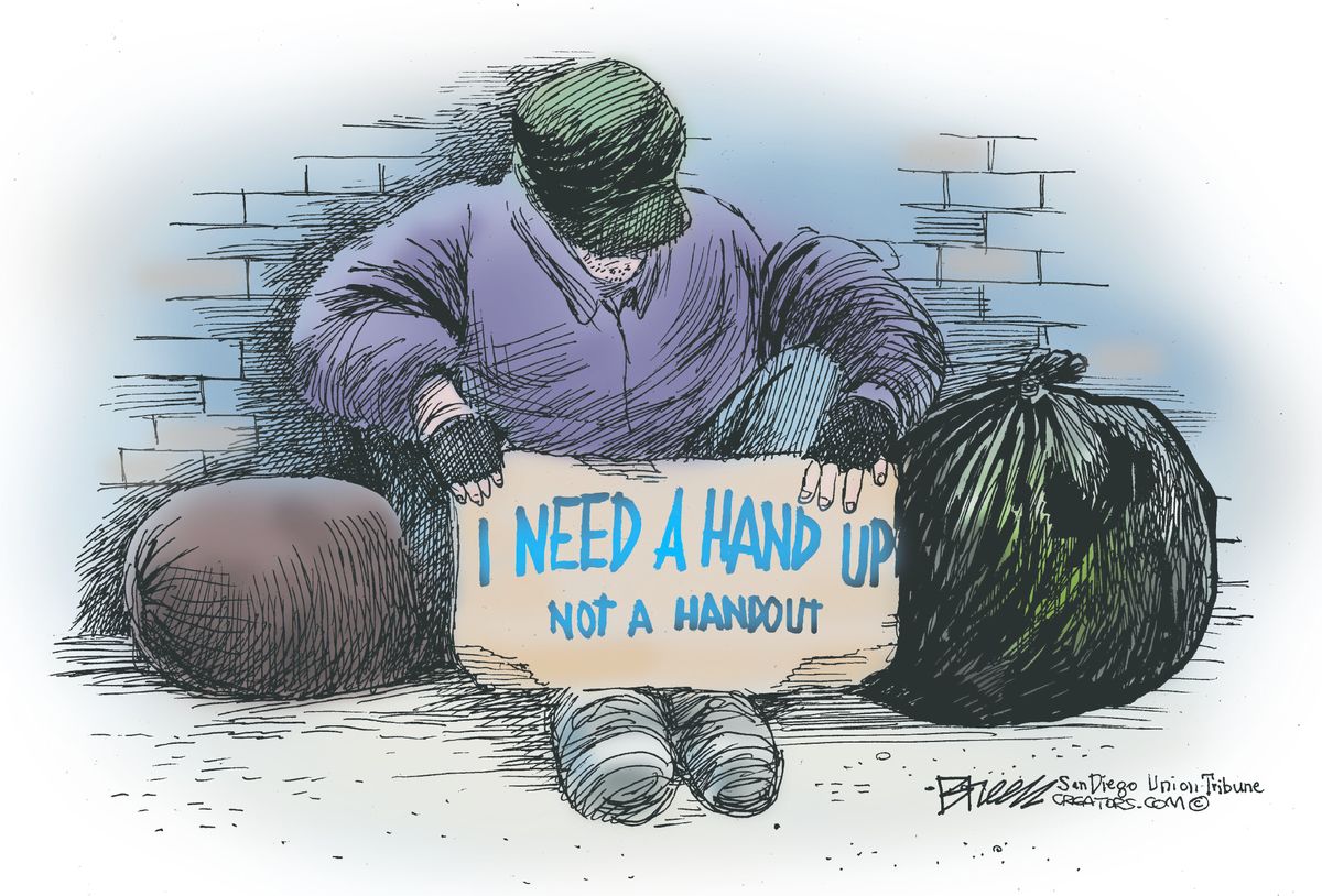Editorial cartoon U.S. Homelessness | The Week
