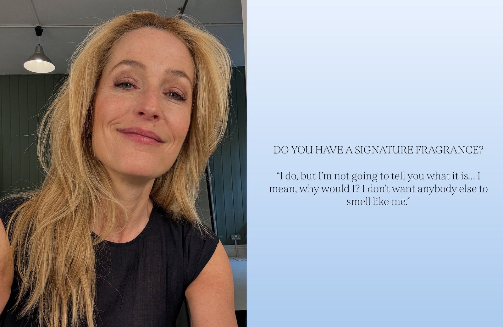 Gillian Anderson Shares the Beauty Tips We Want to Know | Who What Wear