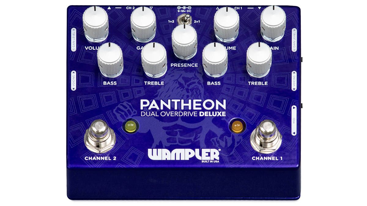 Wampler unveils the Pantheon Deluxe Dual Overdrive, doubling the drive ...