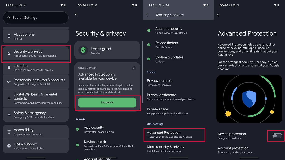 How to enable Advanced Protection on a Google Pixel phone | Android Central
