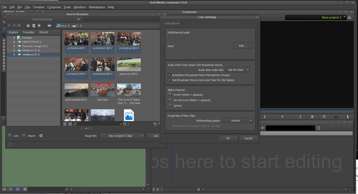 Avid Media Composer | First Review: A Free Entree into a Flagship Video ...